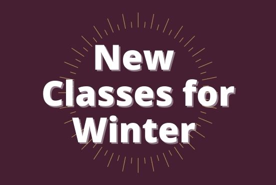 Continuing Education |New Classes for Winter Quarter